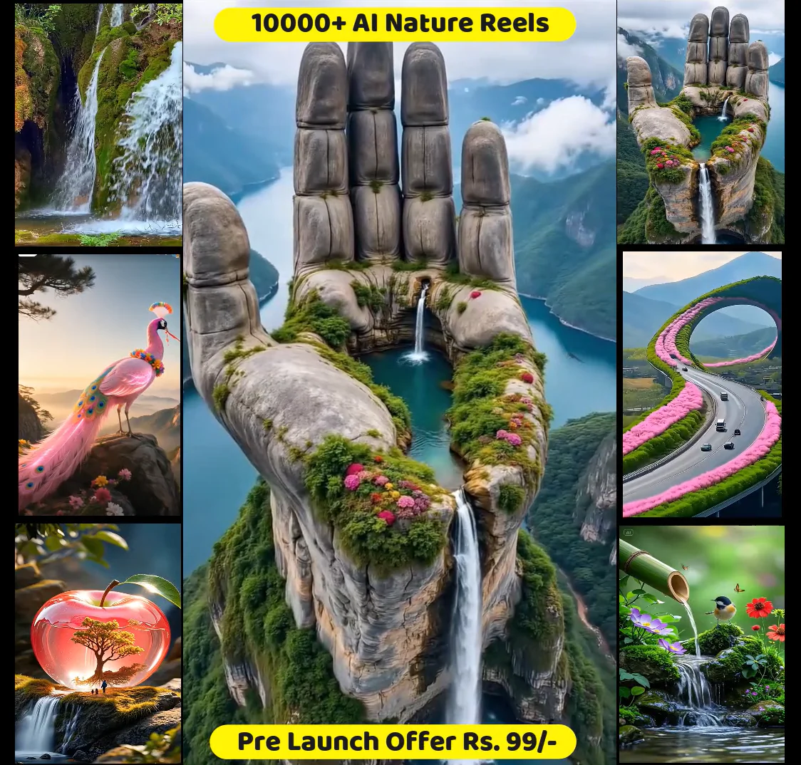 10,000+ AI-Generated High-Resolution Nature Reels Bundle – Viral-Ready ...