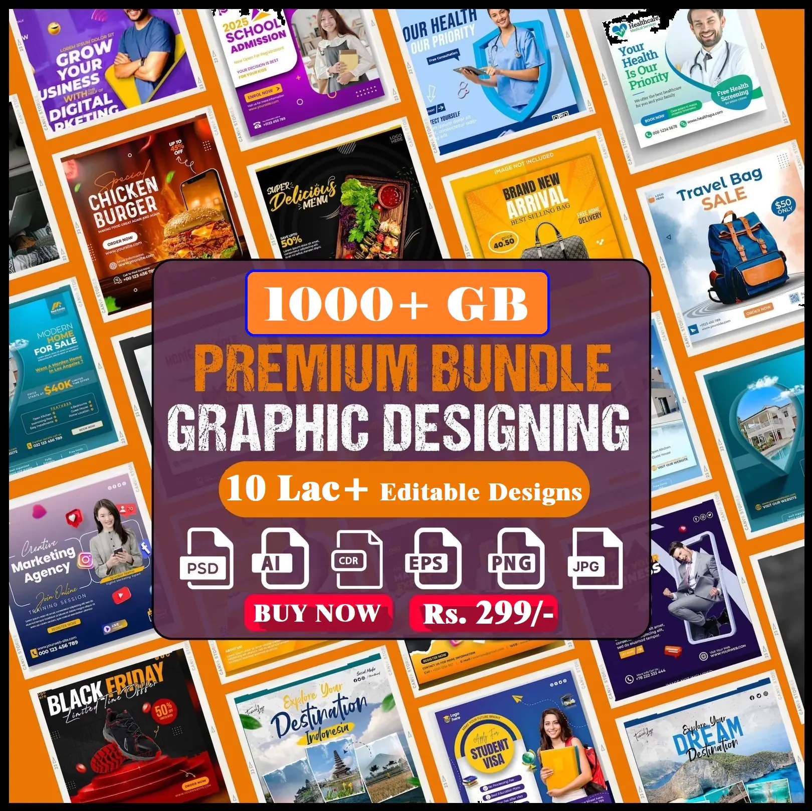 🌟 1000+ GB with 10 Lac+ Ultimate Mega Graphics Design Bundle - The ...